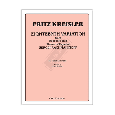 拉赫玛尼诺夫小提琴变奏曲D大调