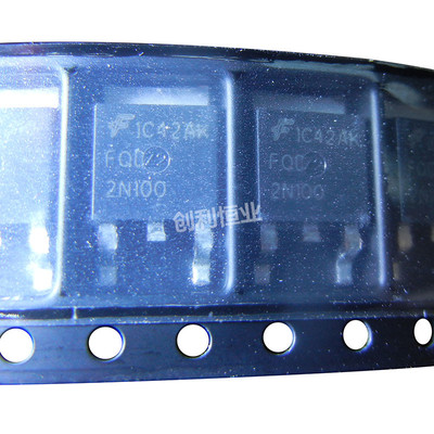 FQD2N100 FQD2N100TM TO-252 MOS场效应管 N沟道 1.6A/1000V 贴片