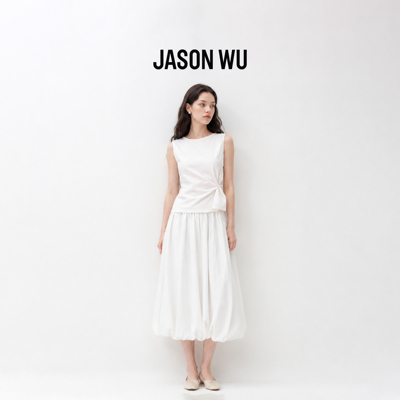 JASON WU-J系列简约时尚扭结设计高级感无袖小衫T恤上衣早秋新款