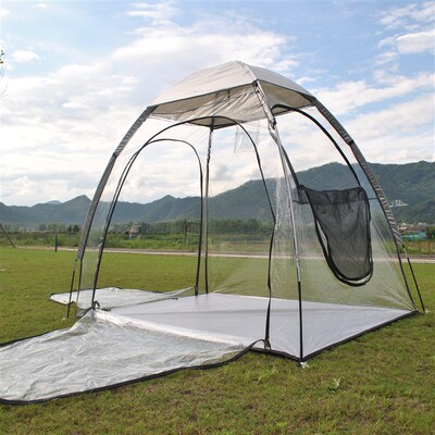 全透明PVC帐篷透明帐篷植物帐篷DPVC阳光房保温帐篷休闲帐篷