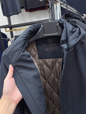 经典德系！高档棉服外套男冬季新款可脱卸连帽休闲防风保暖棉衣