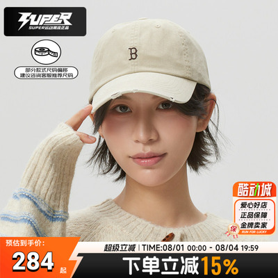 MLB正品男女同款棒球帽2026新款遮阳休闲帽子潮流鸭舌帽3ACPB096N