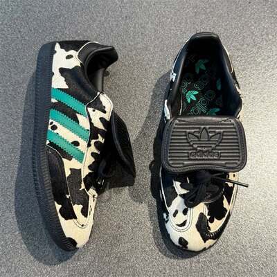 阿迪达斯三叶草男女鞋2025冬季新款舒适百搭潮流德训鞋板鞋JS3930