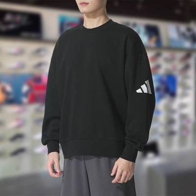 新款舒适百搭宽松运动套头衫