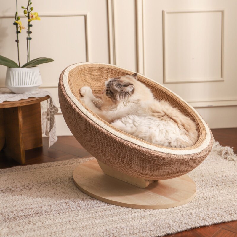 猫抓板猫窝剑麻绳一体加大号耐磨不掉屑立式猫抓垫猫咪躺椅猫爬架
