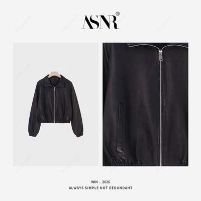 BRAID I 衣长51 短款红光绵羊皮皮衣  2357