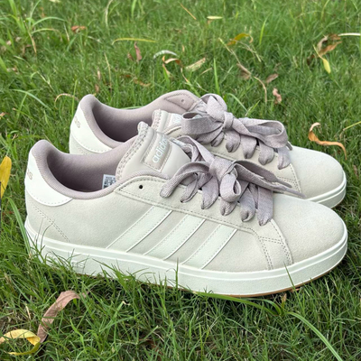 adidas Grand Court Base 00s 舒适百搭薄底耐磨 低帮 板鞋JR7076