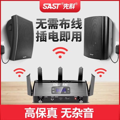 先科K1壁挂式音响无线蓝