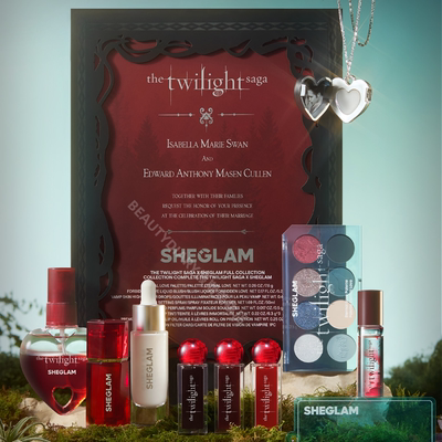 现货Sheglam Twilight暮光之城联名彩妆套装贝拉唇油 爱德华高光