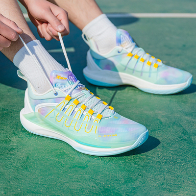 特步男鞋减震透气青少年篮球鞋