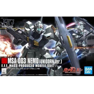 万代 HGUC 140 1/144 尼姆 独角兽VER 高达 吉姆 MSA-003正版拼装
