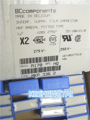 MKP3362  飞利浦BC X2安规薄膜电容 275V1uf  105  20% 22MM