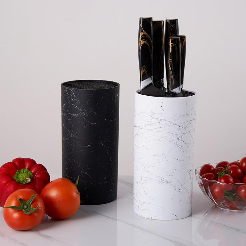 厂家塑料随意插刀座家用收纳刀架菜刀架厨房用品圆筒刀具架