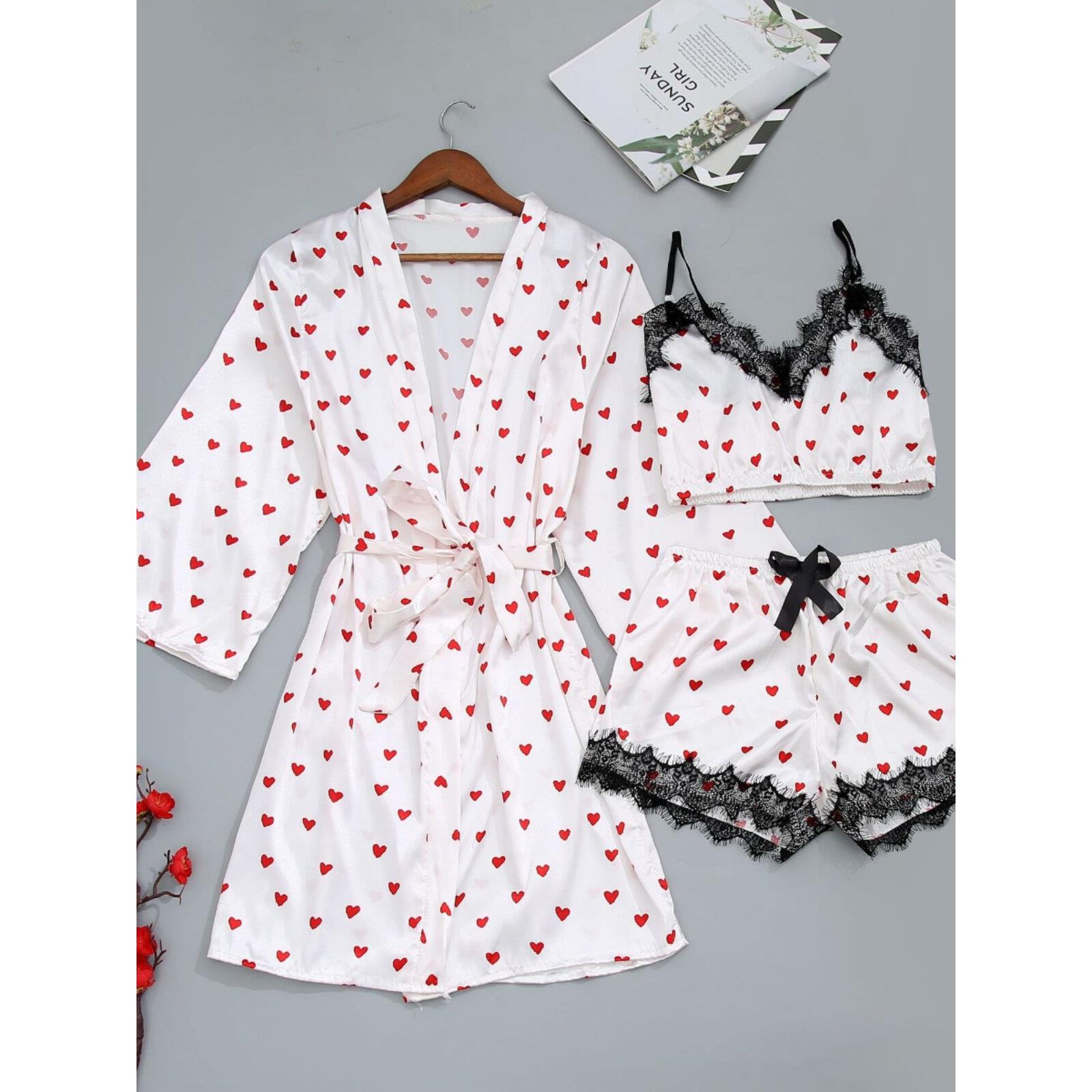 Printed sleeveless loose fitting shorts set 无袖宽松短裤套装