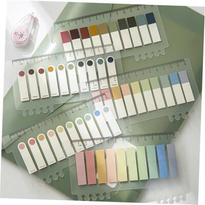 morandi index label sticker highlight sticky notes索引车标贴