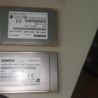 6ES7952-1AK00-0AA0 储存卡 RAM工控配件 1MBYTE/16BIT议价维修