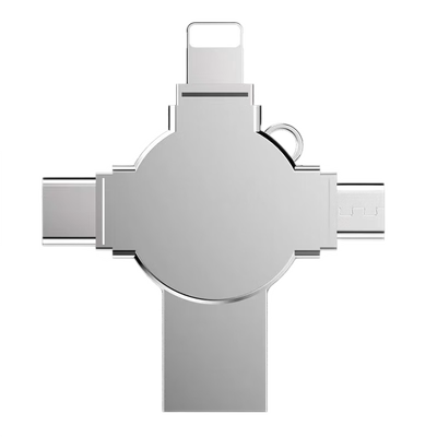 FAT32格式U盘四合一苹果安卓Type-C连接高速3.0手机电脑两用优盘