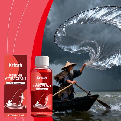 Kriath 鱼诱饵剂 便携式甜味鱼饵鱼饲料水库草鱼野钓引鱼诱饵剂