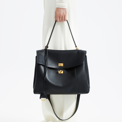 安菲希特  2024秋季新品  大单肩包 慵懒大公文包  水染小牛皮