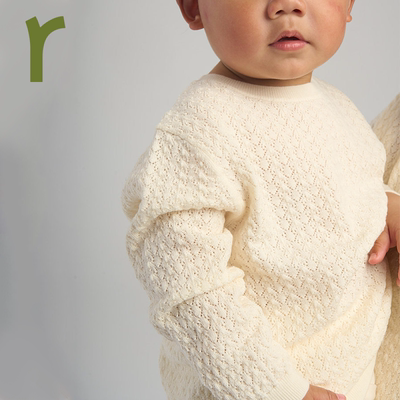 美利奴羊毛亲子款针织上衣
