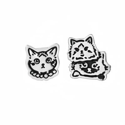 睡觉免摘螺丝拧扣男生耳饰高级感