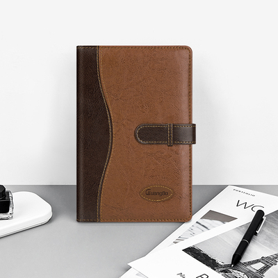 广博25K插扣皮面笔记本GB25708