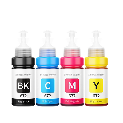 672黑彩墨水L310L380L360喷墨