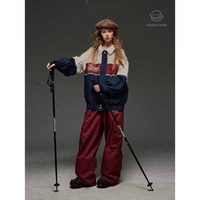 LMDSNOW【美式复古】新款单板双板滑雪服男女款防水防风专业保暖