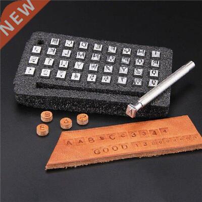 6Pcs/set Alphabet Letters & Number Stampers Set .5/6.5mm