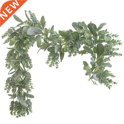 Lambs Ear Garland Greenery And Eucalyptus Vine / 8 Inches L