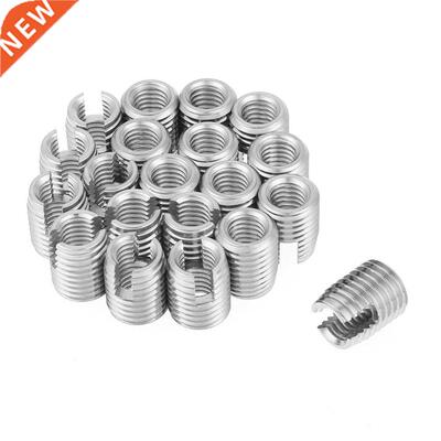 20pcs SUS303 Self Tapping Slotted Screw Thread Insert M8 x 1