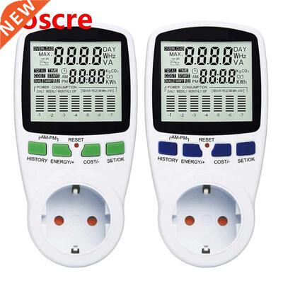 Household?Power Meter Measuring Outlet Analyzer LCD Power Me