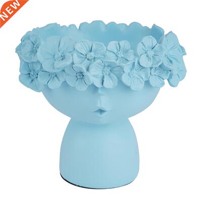 Cute Girl Head Shaped Cartoon Home Office Decoration