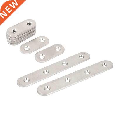 10Pcs Flat Mending Plates Brackets 40X15mm & 2Pcs 125mmx