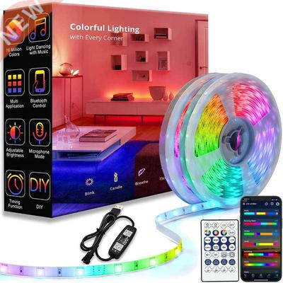 LED Strip 1m-0m RGBIC WS2812b Bluetooth App Control Chasing