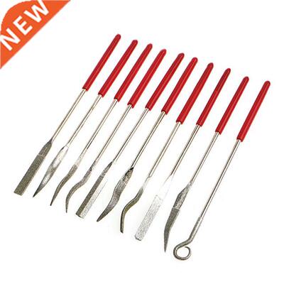 10Pcs Dimond Coted Riffler Files Set 适用于 Mechnicl Wt
