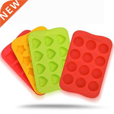 12 Grid Silicone Chocolate Mold Tray Creative Star/Heart/Rou