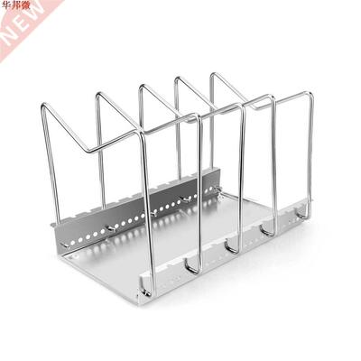 Organisateur de cuisine Pot couvercle support inox porte-cui