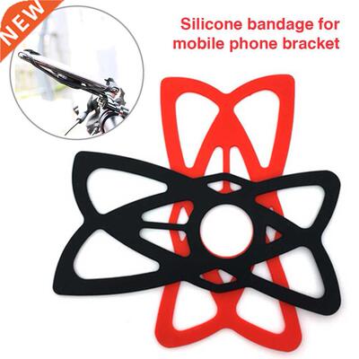 Bike Motorcycle Phone Mount Tether Silicone Cell Phone Holde