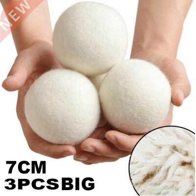 Reusable Wool Dryer Balls Natural Softener Drying Balls Wash
