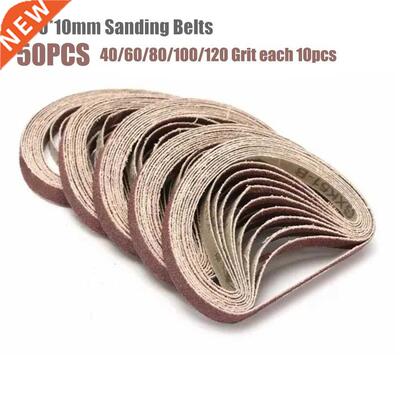 50pcs 330*10mm Sanding Belts 40 60 80 100 120 Grits Sandpape