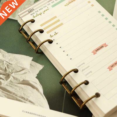 2pcs Creative Metal Loose Leaf Book Binder Hinged Rings Scra