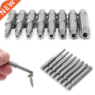 8 Pcs 1/4 Inch 50mm T8-T40 Torx Bits Kit L15