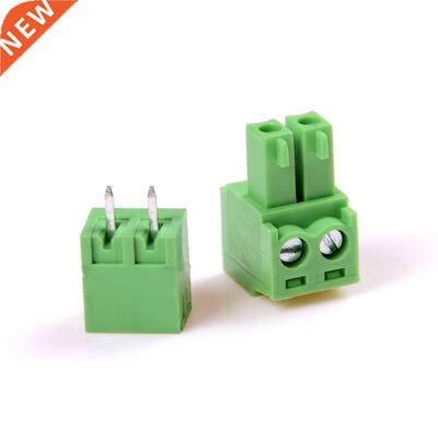 10 PCS 2pin Right Angle Terminal Plug Type 300V 8A 3.81mm Pi