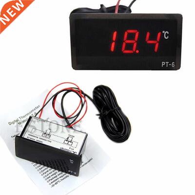 OOTDTYFree Vehicle Car LED Temperature Meter Probe -40~110 c