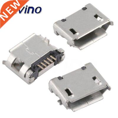 20pcs/lot 5 Pin SMT Socket Connector Micro USB Type B Female