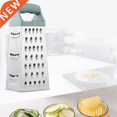4 Sided Box Grater with Handle,Food Shredder,Butter Cutter,P
