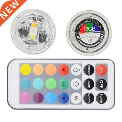 Battery Operated Waterproof Rgb Submersible Led Light