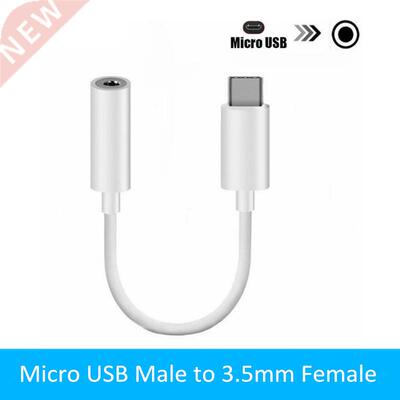 12cm Mirco to 3.5mm Earphone Cable Adapter Mirco USB male T