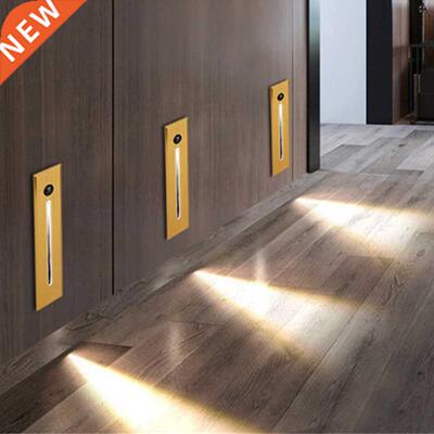 Outdoor Recessed Wall Corner Light 3W PIR Motion Sensor Stai